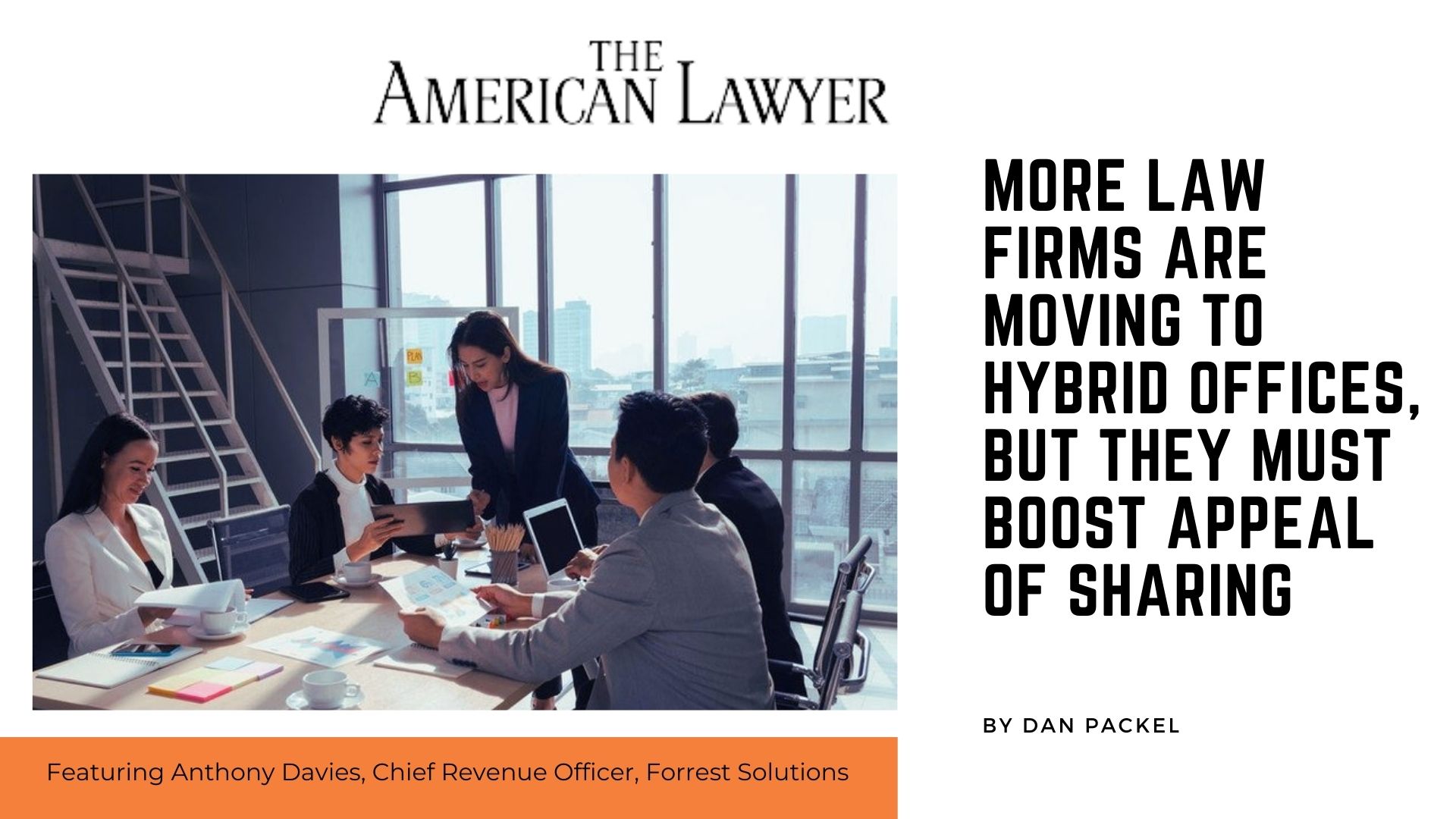 Anthony Davies Featured in the American Lawyer